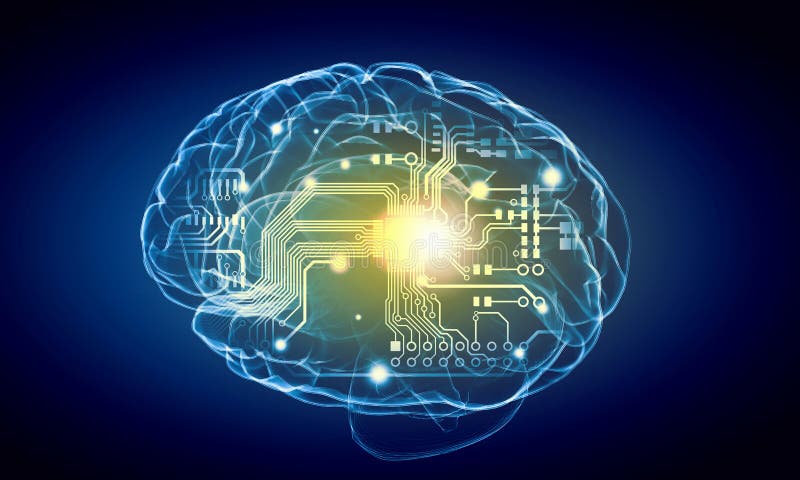 Human mind stock illustration. Illustration of background - 57951580