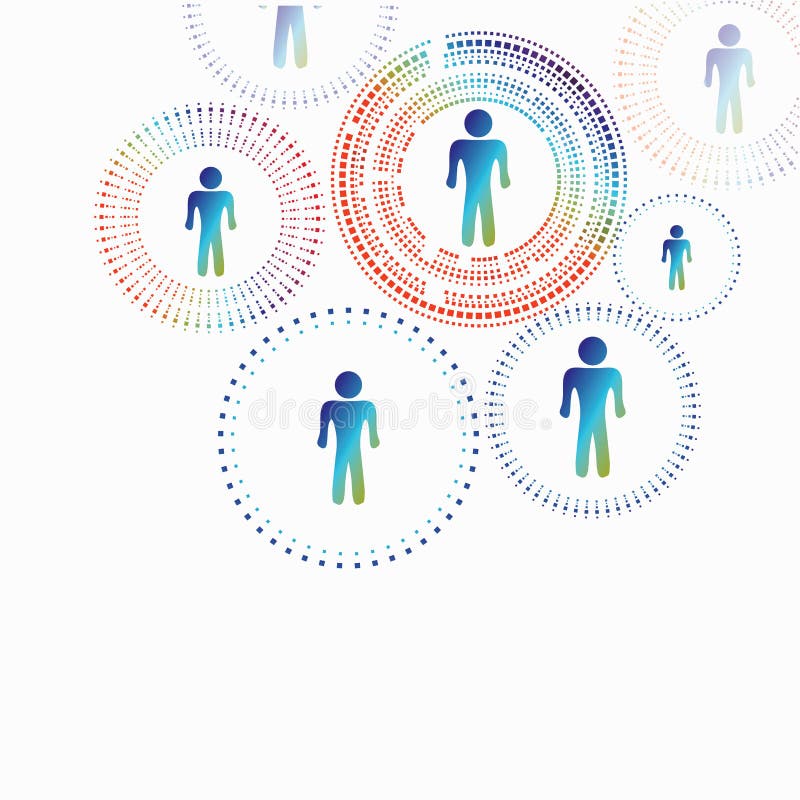 Human connection stock vector. Illustration of illustration - 35003228