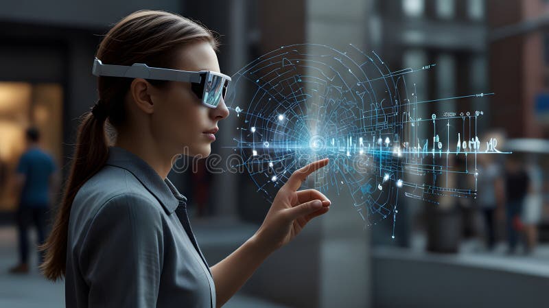 A Human Model Features an Augmented Reality Interface with Holographic ...