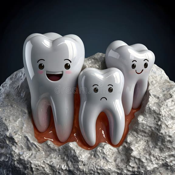 Human Molar Thooth, AI-generated Stock Illustration - Illustration of ...