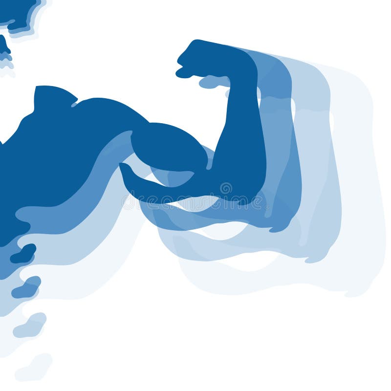 Human muscles for the gym stock vector. Illustration of bodybuilder ...