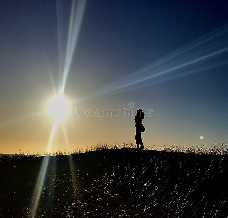 Enjoy stock photo. Image of human, nature, stair, sundown - 192486706