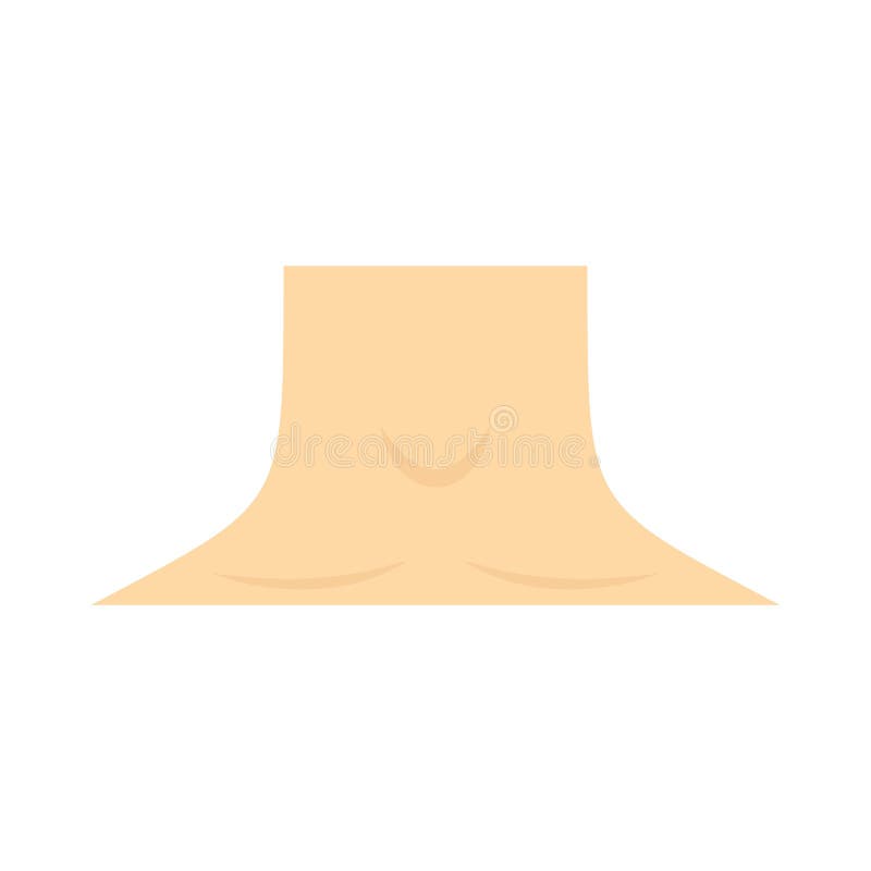 Human Neck Icon in Cartoon Style Stock Vector - Illustration of head ...