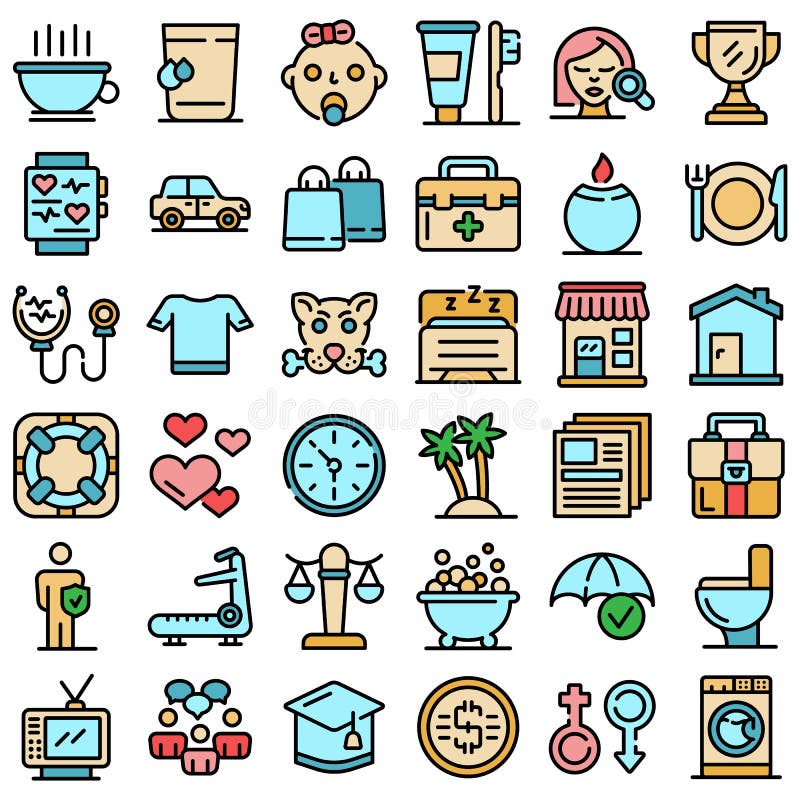 Human Needs Icons Stock Illustrations – 290 Human Needs Icons Stock ...