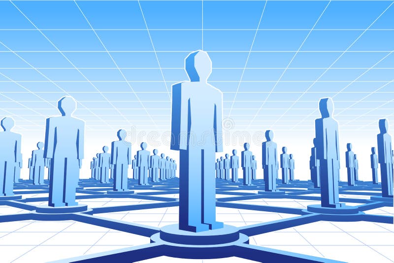 Communication network stock illustration. Illustration of internet ...