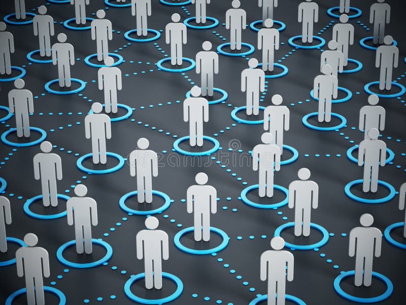 Human network stock illustration. Illustration of issues - 47456346