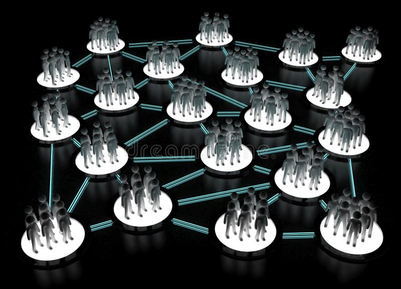 Human Network Connection Black Surface Stock Illustrations – 10 Human ...