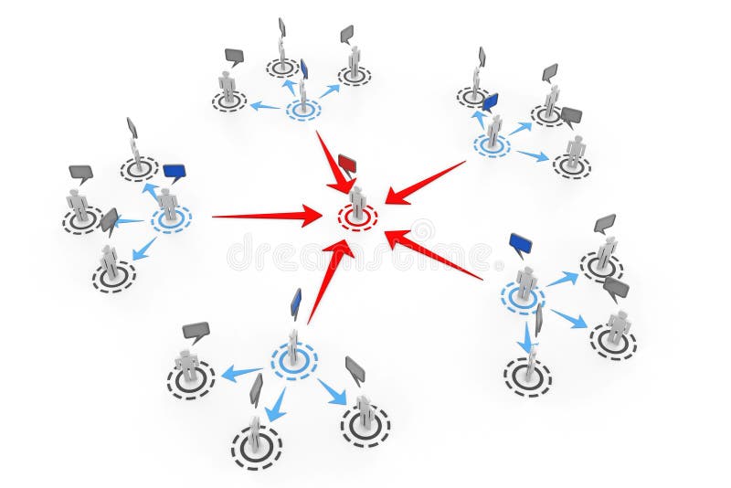 Human network stock illustration. Illustration of recruitment - 47761061