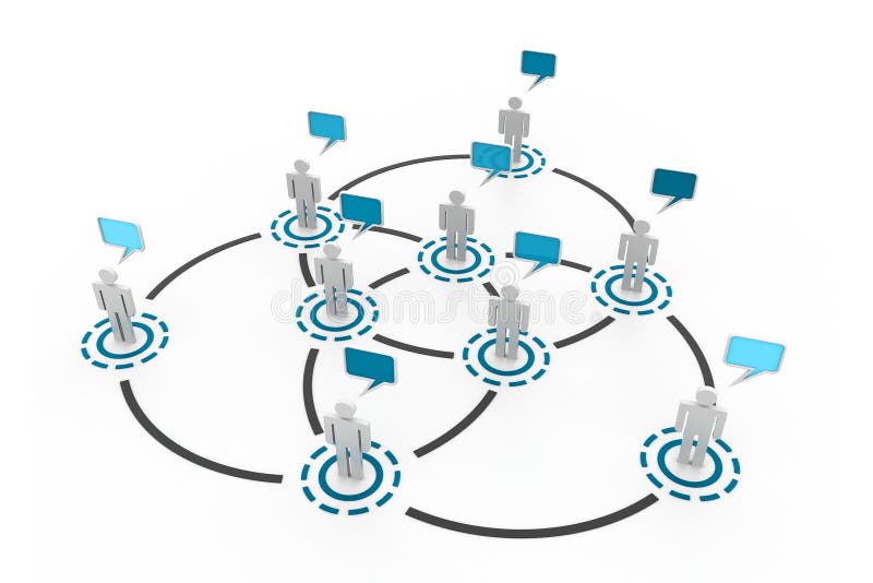 Human network stock illustration. Illustration of social - 47761189