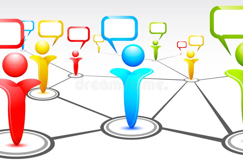 Human Networking stock vector. Illustration of global - 19708668