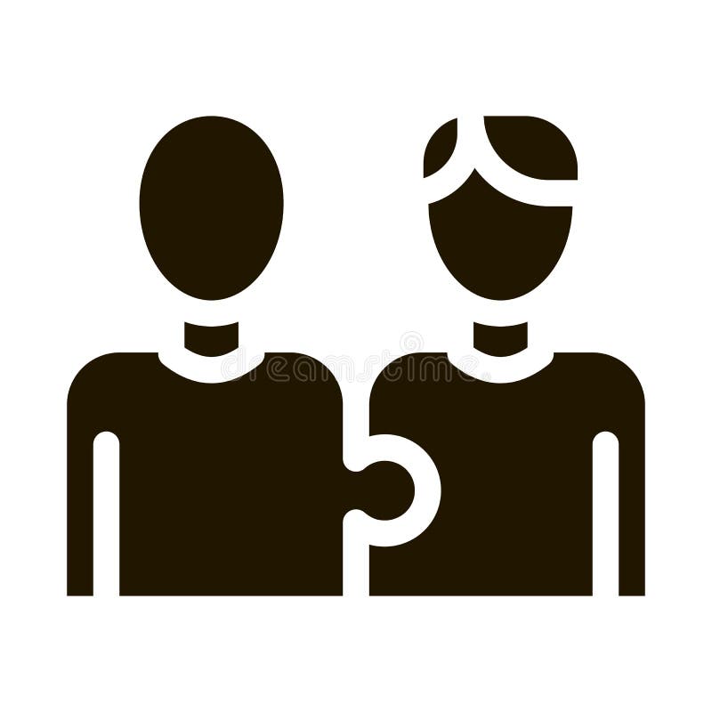 Human One Whole Icon Vector Glyph Illustration Stock Vector ...