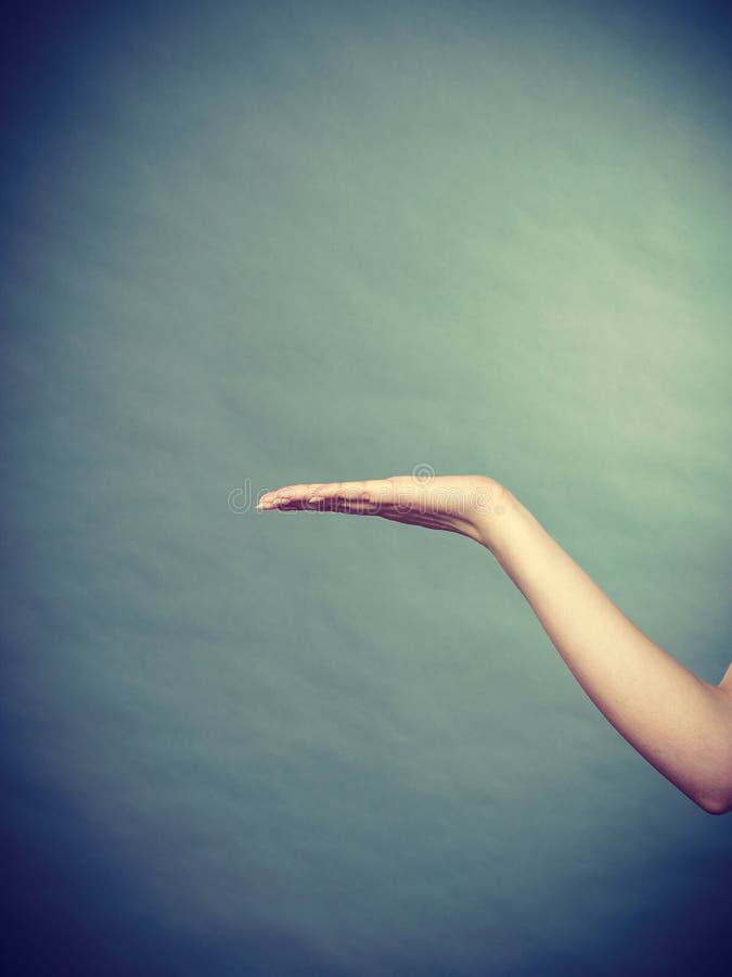 Human open palm empty hand stock photo. Image of space - 79949710