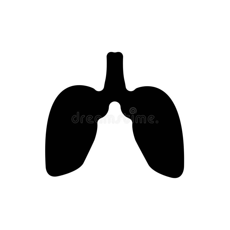 Lung Icon a Vector Design Illustration. Lungs Icon Vector Design Stock ...