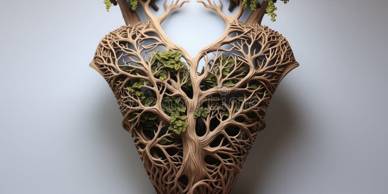 Human Organs in the Form of Tree Branches Stock Photo - Image of lung ...