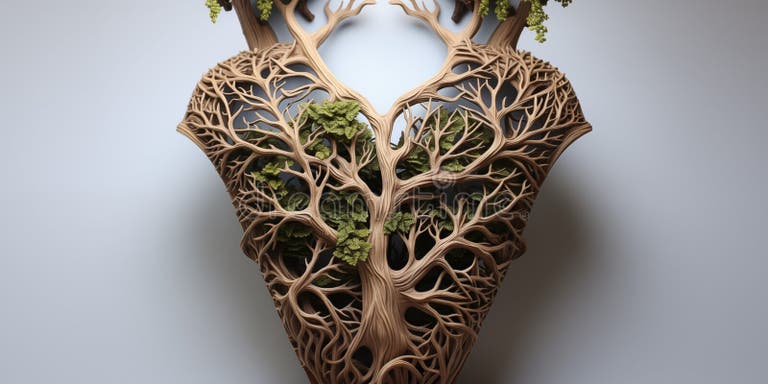 Human Organs in the Form of Tree Branches Stock Photo - Image of lung ...