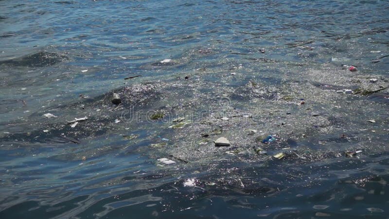 Human Originated Garbage in the Stream Stock Footage - Video of carrier ...
