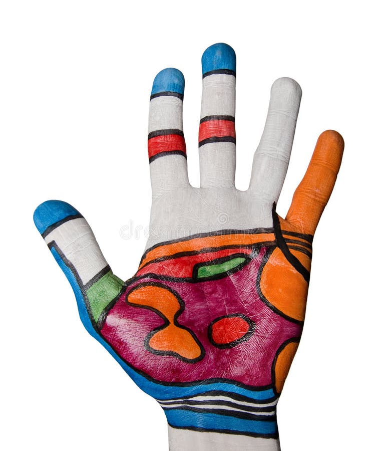 Human Palm with Acupuncture Scheme Stock Photo - Image of care ...