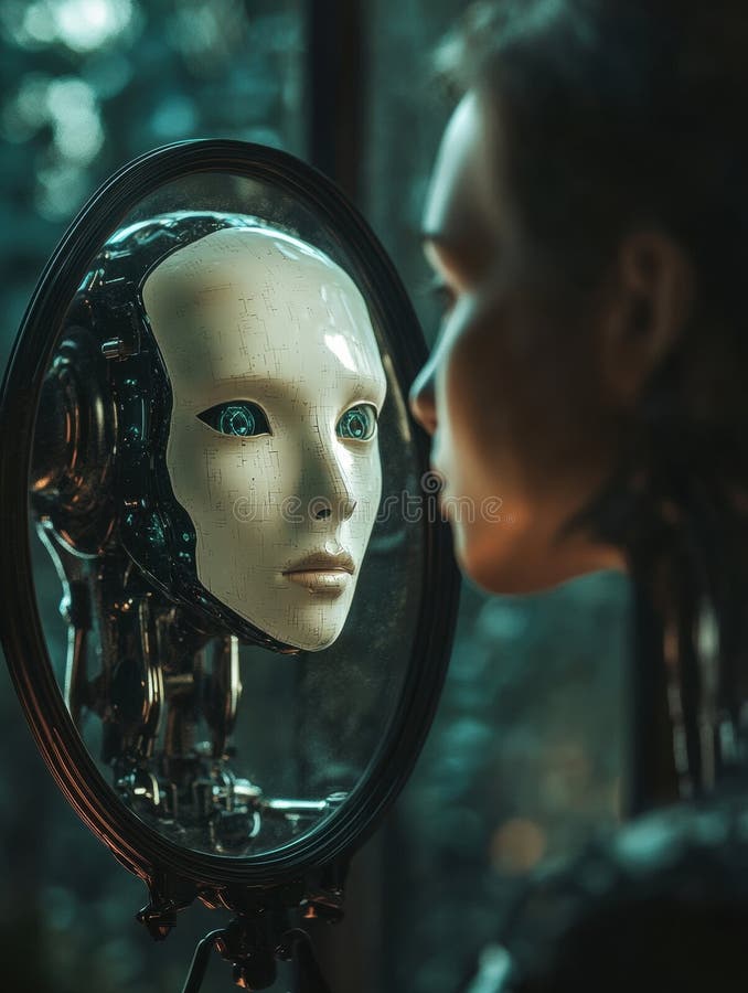 210 Robot Reflection Mirror Stock Photos - Free & Royalty-Free Stock ...