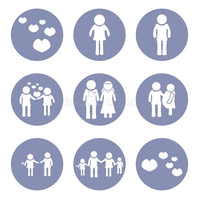 Human Life Cycle Process Stage Development Pictogram Icon, for Design ...