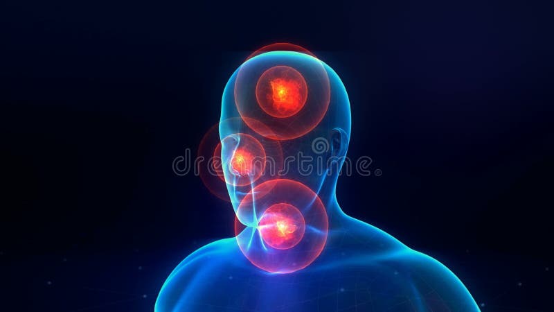 Human Body with a Visible Pains Stock Video - Video of cramp ...