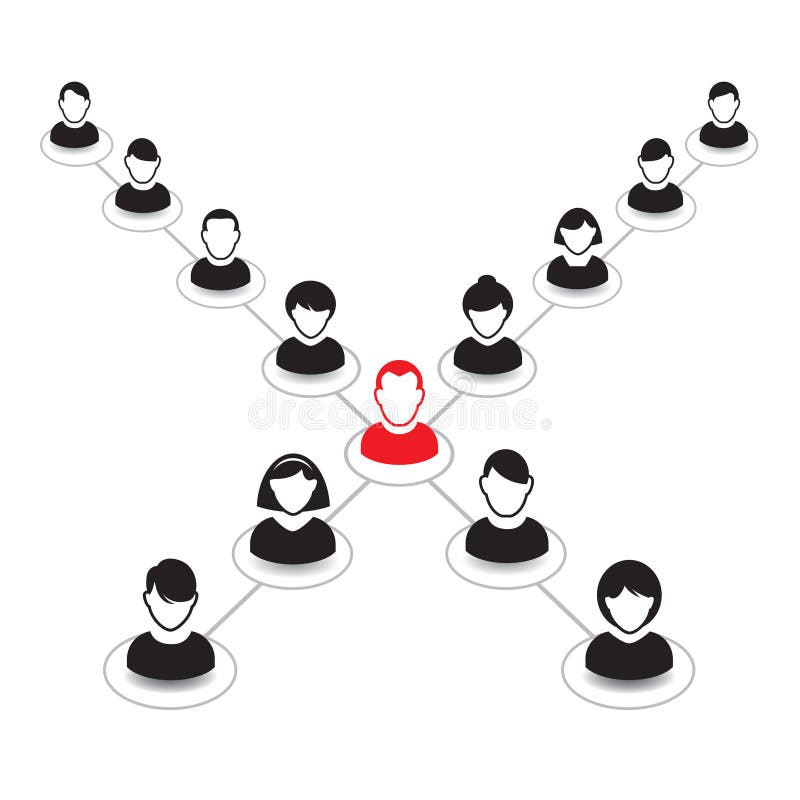 Human Portrait and Icon. Vector Illustration. Office Team. Stock ...