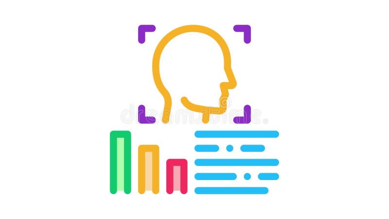 Human Profile View with Question Mark in Head. Stock Video - Video of ...
