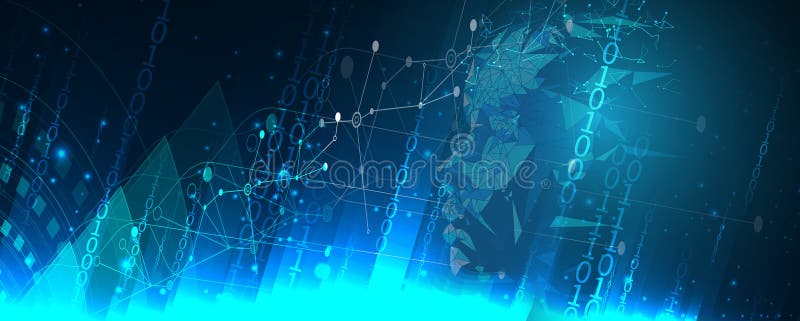 Human Profile Like an Abstract Artificial Intelligence Stock Vector ...