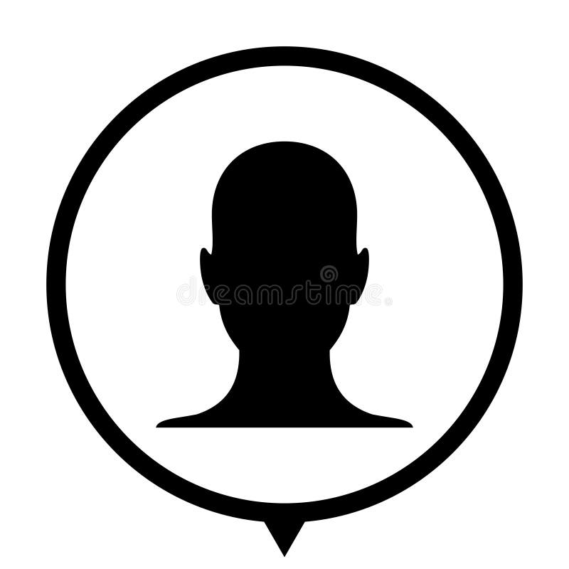 Human Profile Picture - Icon for Web Design Stock Vector - Illustration ...