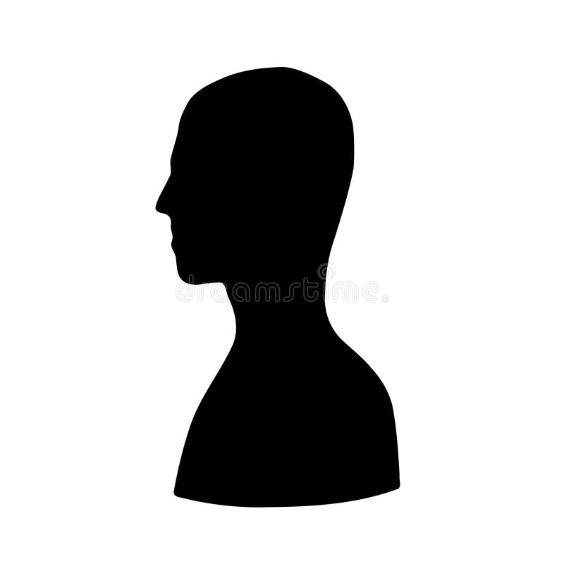 Human Profile Vector Illustration Stock Vector - Illustration of ...