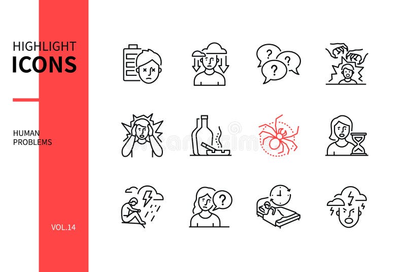 Human Life Time Trouble Icon Stock Illustrations – 5 Human Life Time ...