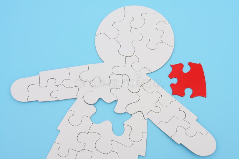 Human Puzzle stock photo. Image of shape, problem, problems - 3358084
