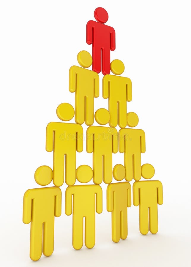 Human pyramid stock illustration. Illustration of achievement - 23246784