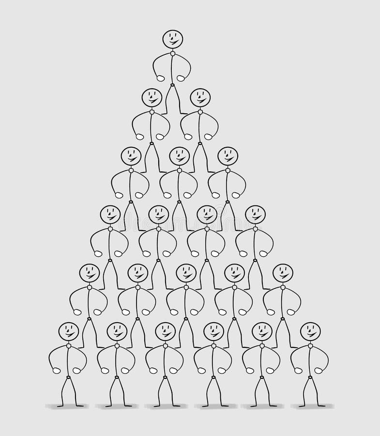 Human Pyramid Stock Illustrations – 2,593 Human Pyramid Stock ...