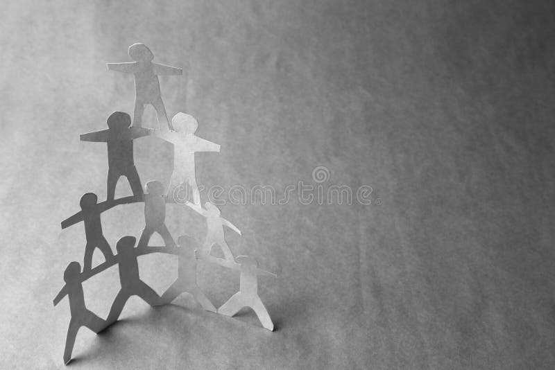 Teamwork Support Working Team Human Pyramid Stock Photos - Free ...