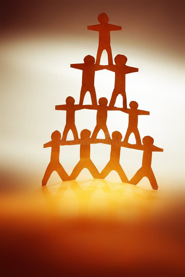 Human pyramid stock image. Image of unity, cooperating - 3029415