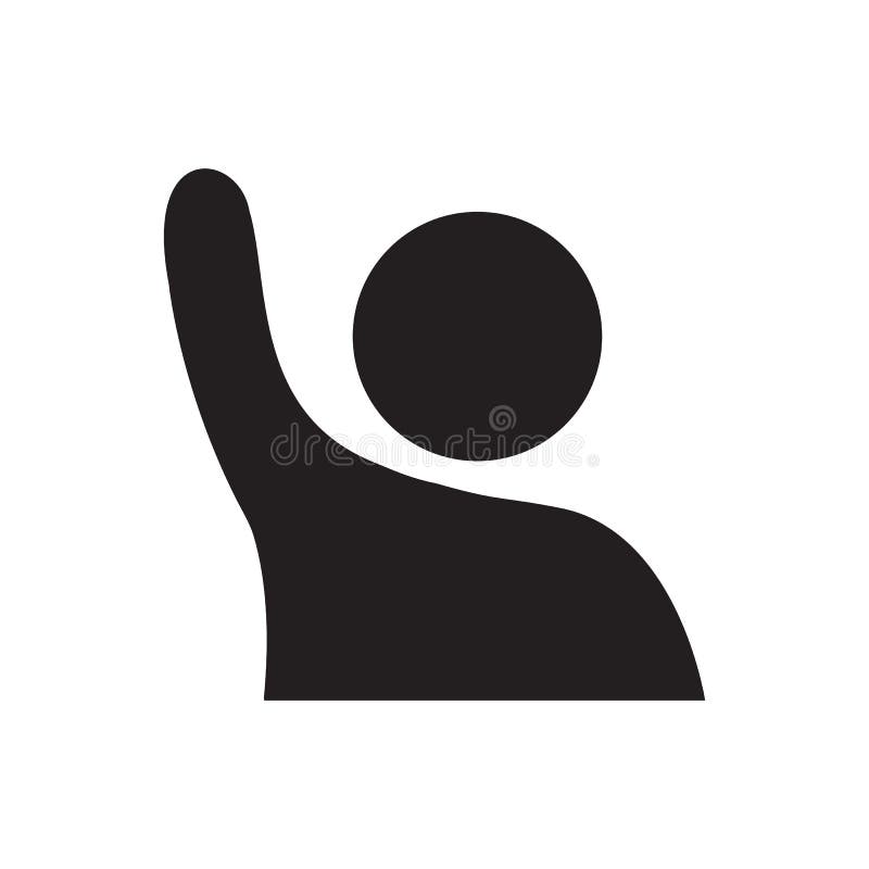 Human Raised Hand Icon Vector for Your Web Site Design, Logo, App, UI ...
