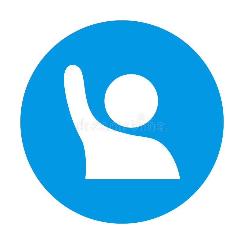 Human Raised Hand Icon Vector for Your Web Site Design, Logo, App, UI ...