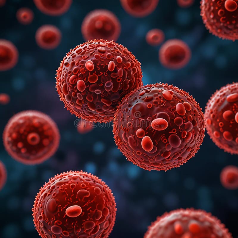 Human red blood cells stock illustration. Illustration of system ...