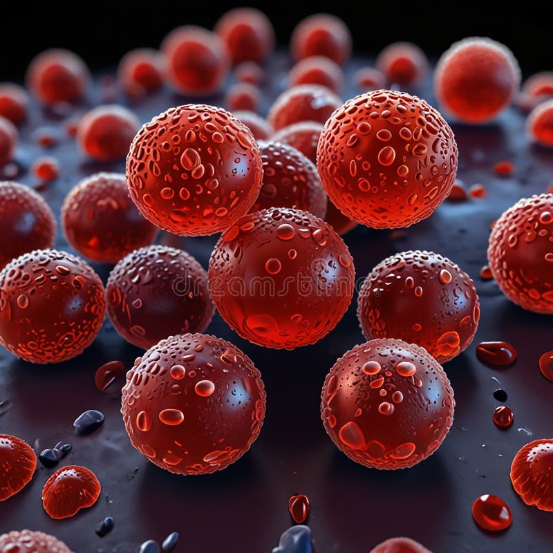 Human red blood cells stock illustration. Illustration of cells - 321492255