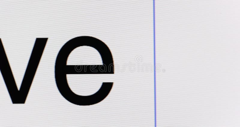 Human Removes Typed Letters on Computer from Phrase I Love You Stock ...