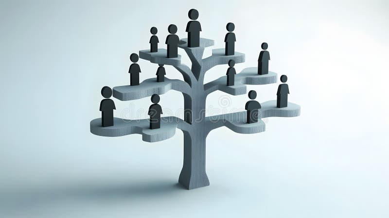 Human Resource Chart Department Company Stock Illustration ...