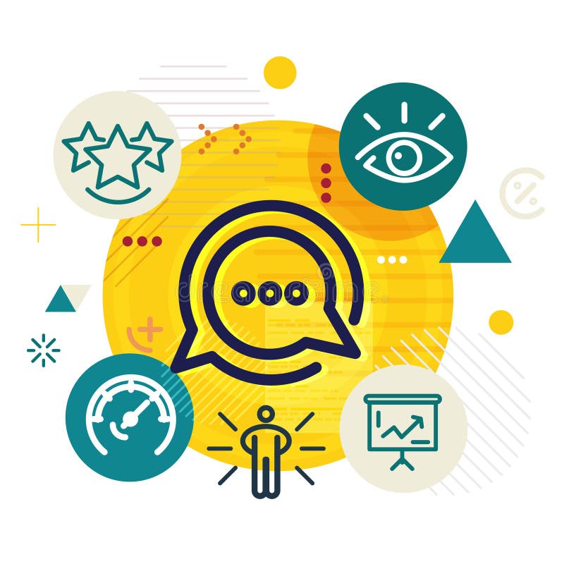 Human Resource - Employee Performance Review - Illustration Stock ...