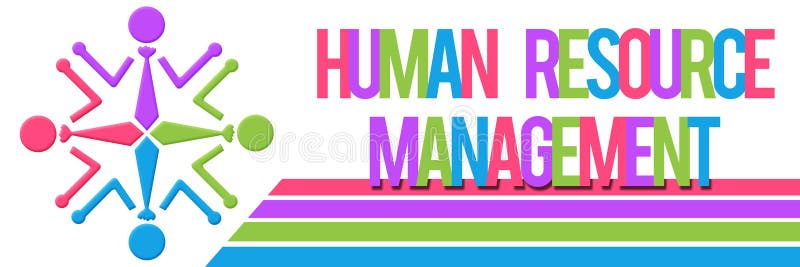 Human Resource Management Colorful Stock Illustration - Illustration of ...