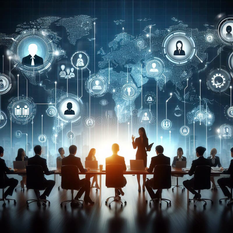 Human Resource Management Concept, Team Building Stock Illustration ... Human Resource Management Concept, Team Building Stock Illustration ...