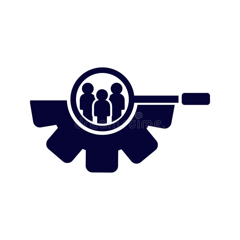Human Resource Management Icon Stock Vector - Illustration of business ...