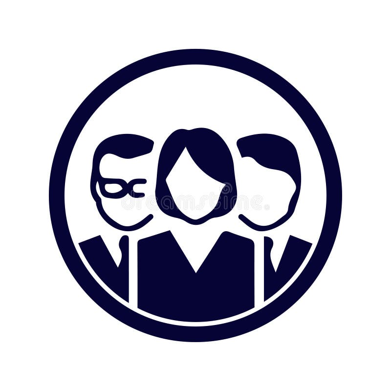 Human Resource Management Icon Stock Vector - Illustration of ...