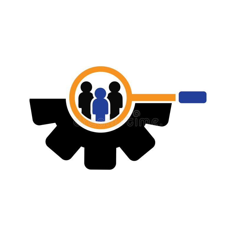 Human Resource Management Icon Stock Vector - Illustration of ...