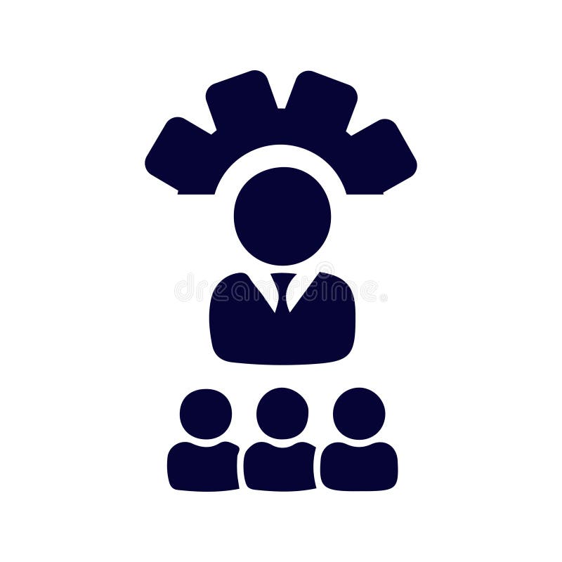 Human Resource Management Icon Stock Vector - Illustration of vector ...