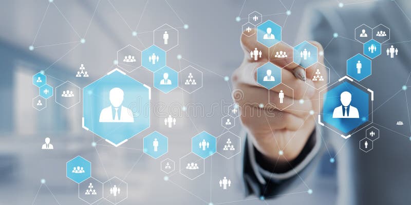 Human Resource Management and Organizational Structure Illustrated on ...