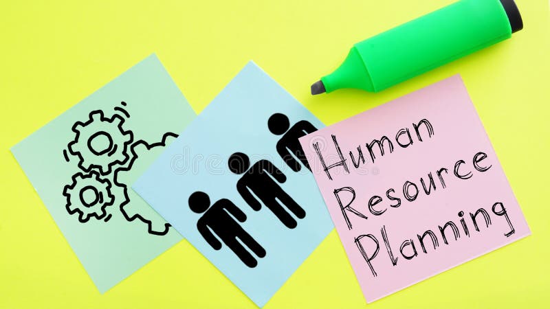 Human Resource Planning HRP is Shown Using the Text Stock Image - Image ...